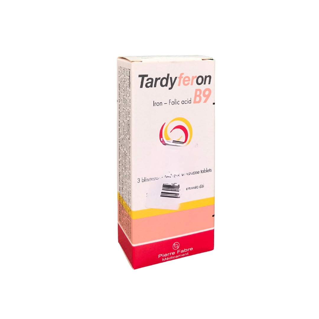Thuốc Tardyferon B9 (50mg) - Phòng ngừa thiếu sắt và acid folic ...