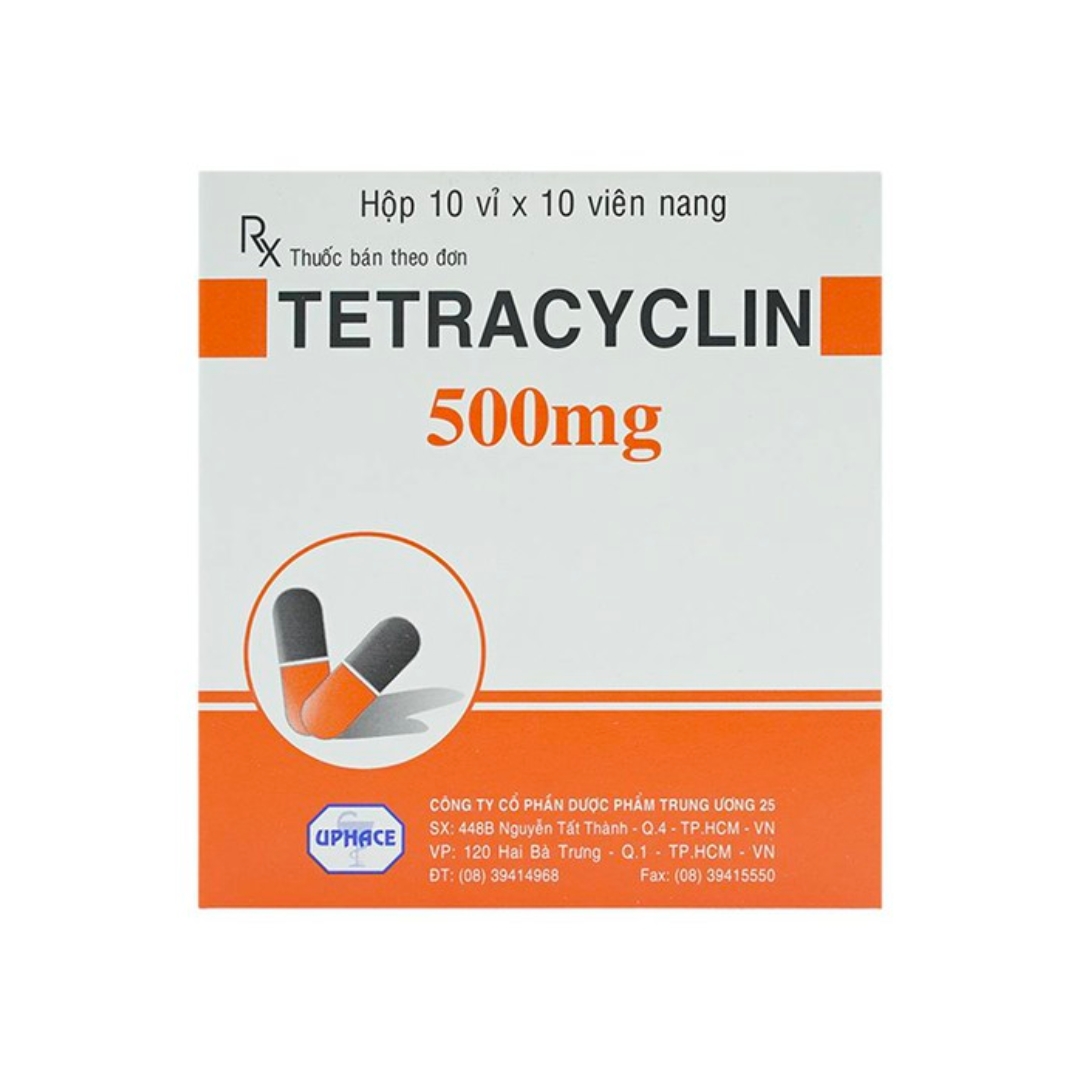 Thuốc Tetracycline (500mg) Uphace - Điều trị nhiễm khuẩn hô hấp ...