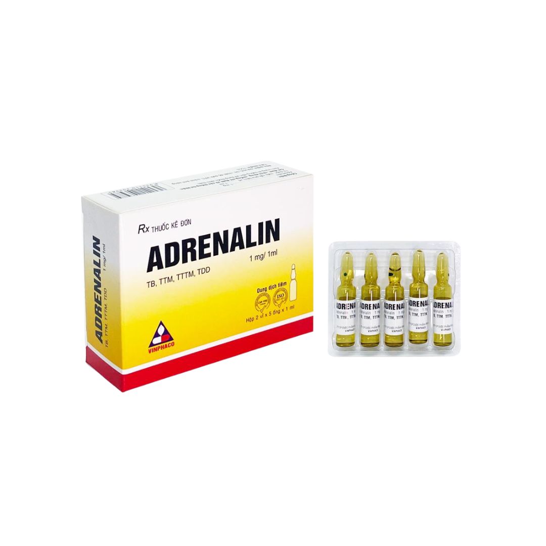 Adrenalin (1mg/1ml) cấp cứu choáng phản vệ - Pharmart.vn