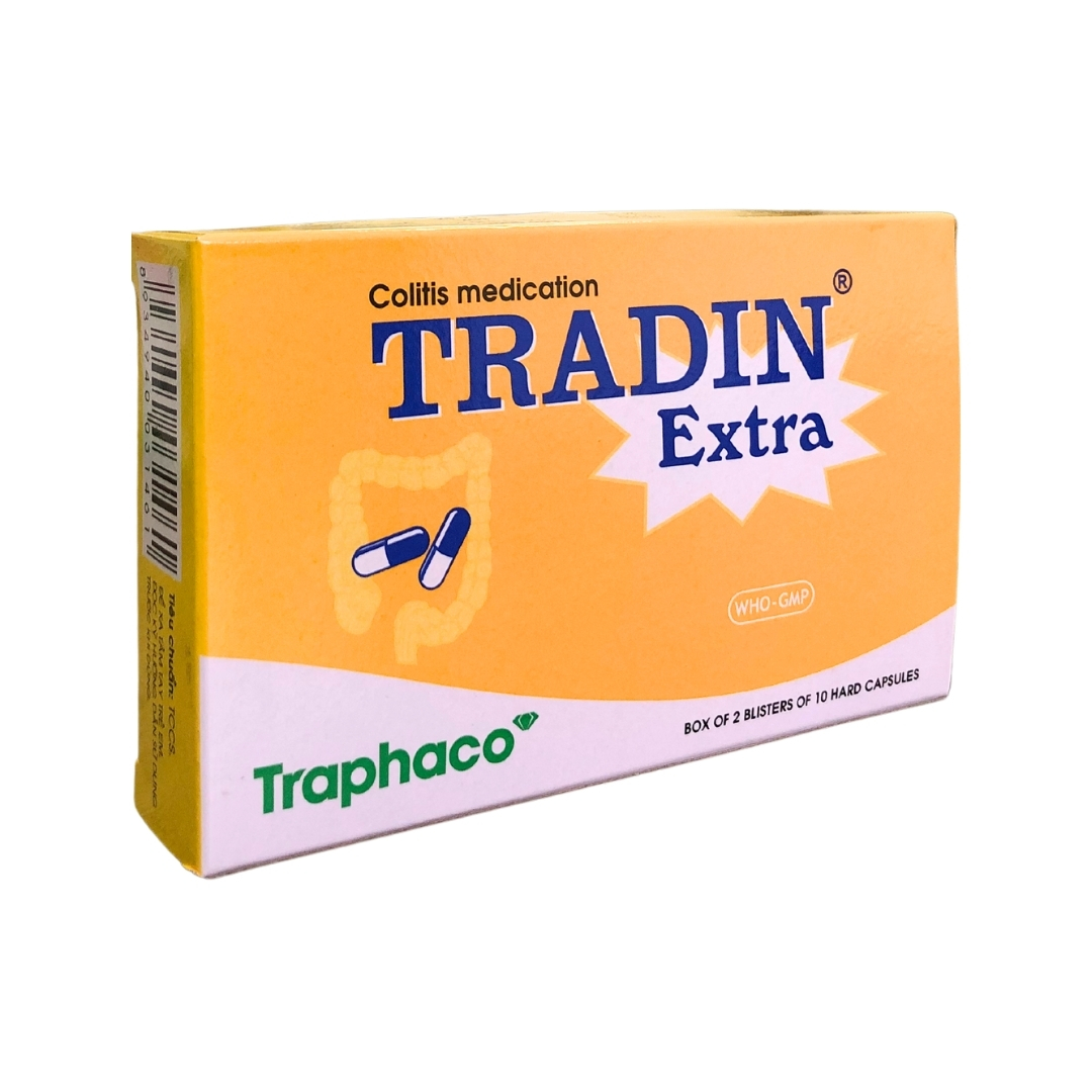 Thuốc Tradin Extra - Hỗ trợ điều trị viêm đại tràng - Pharmart.vn