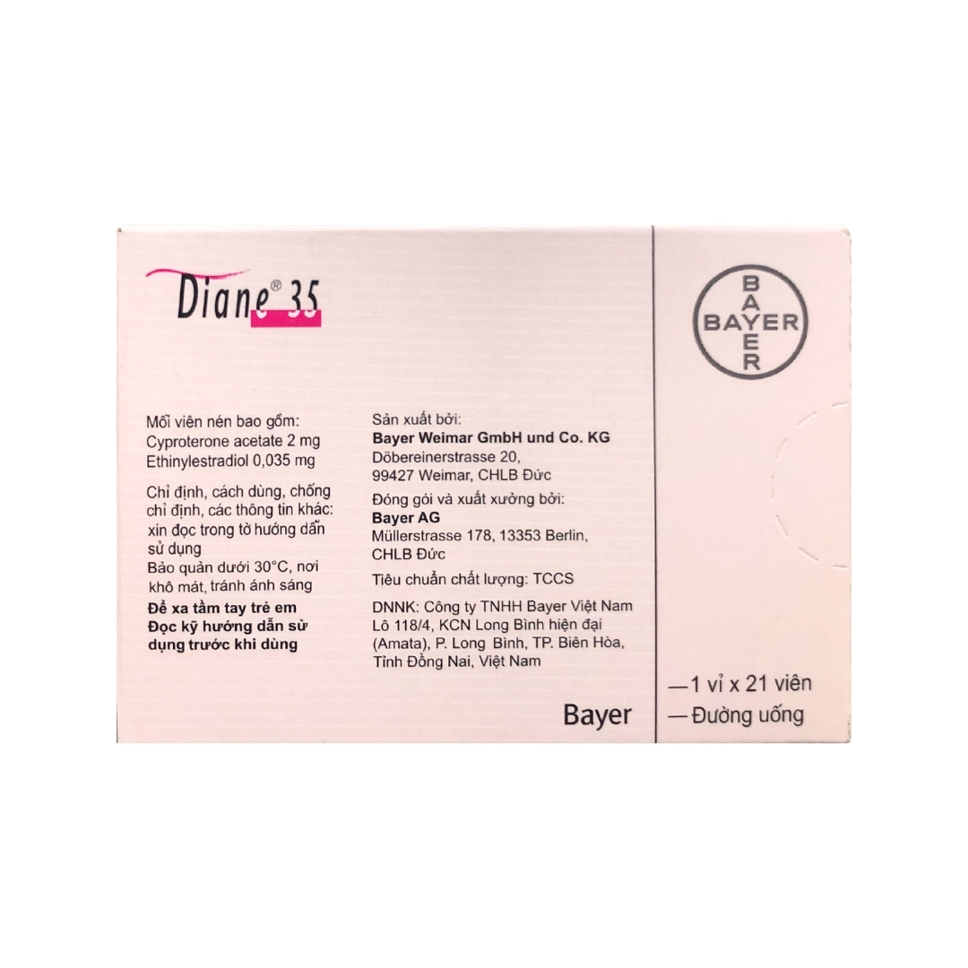 Thuốc Diane 35 - Tránh thai hàng ngày - Pharmart.vn