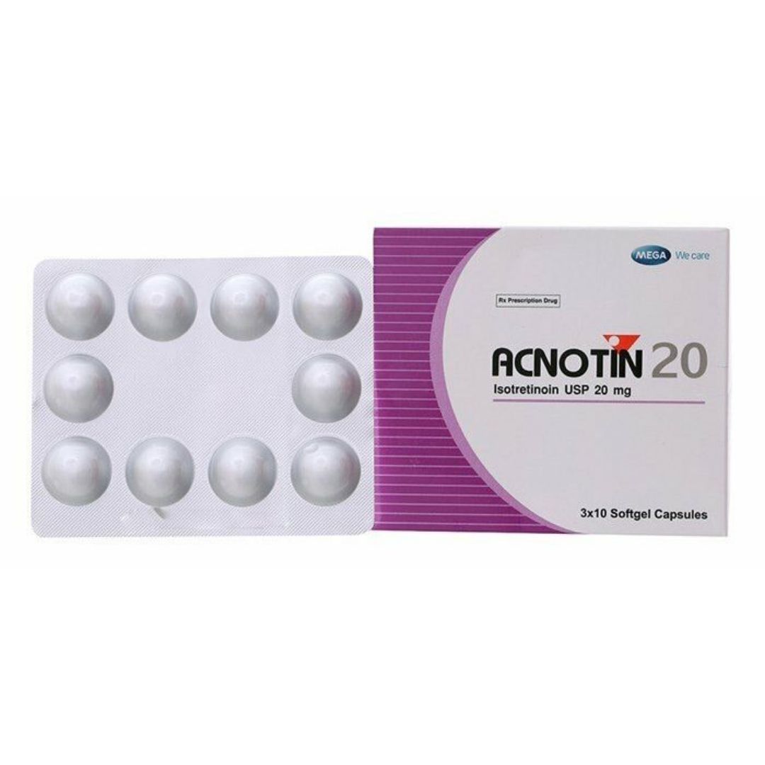 Thuốc trị mụn trứng cá Acnotin 20 - Pharmart.vn
