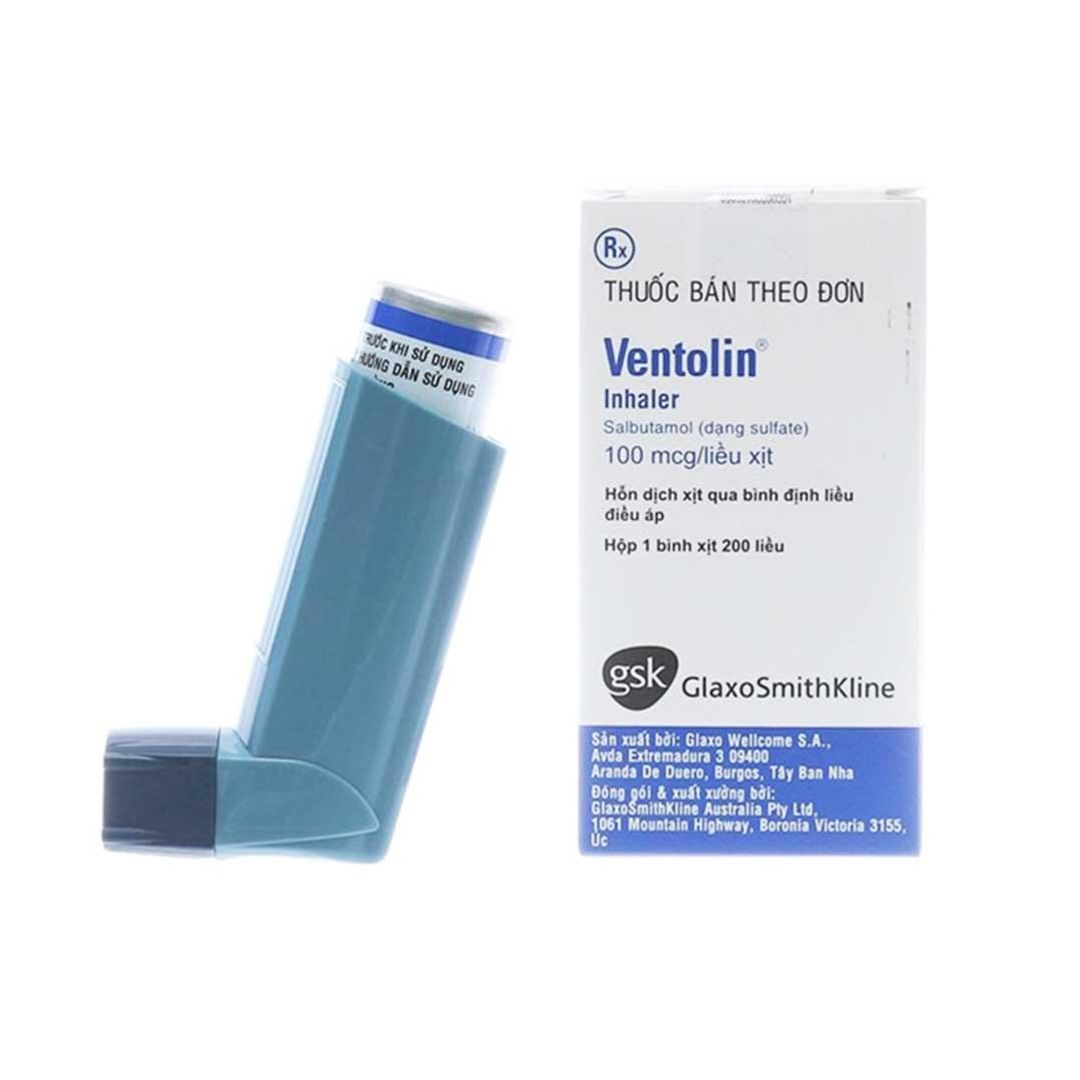 Thuốc xịt Ventolin Inhaler - Pharmart.vn