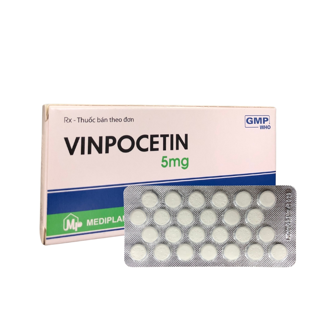 Vinpocetin 5mg - Trị rối loạn tuần hoàn não - Pharmart.vn