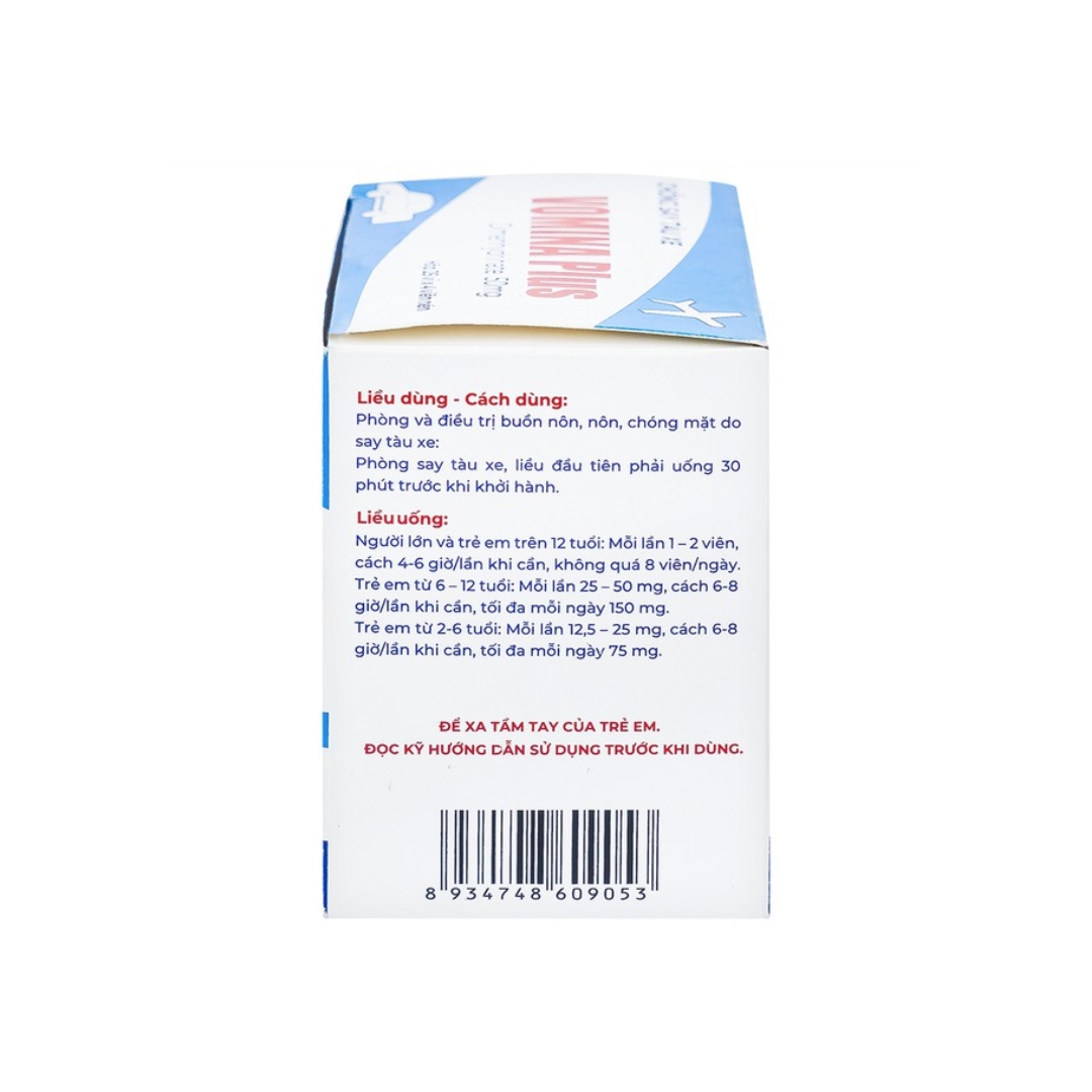 Thuốc Vomina plus chống say tàu xe - Pharmart.vn