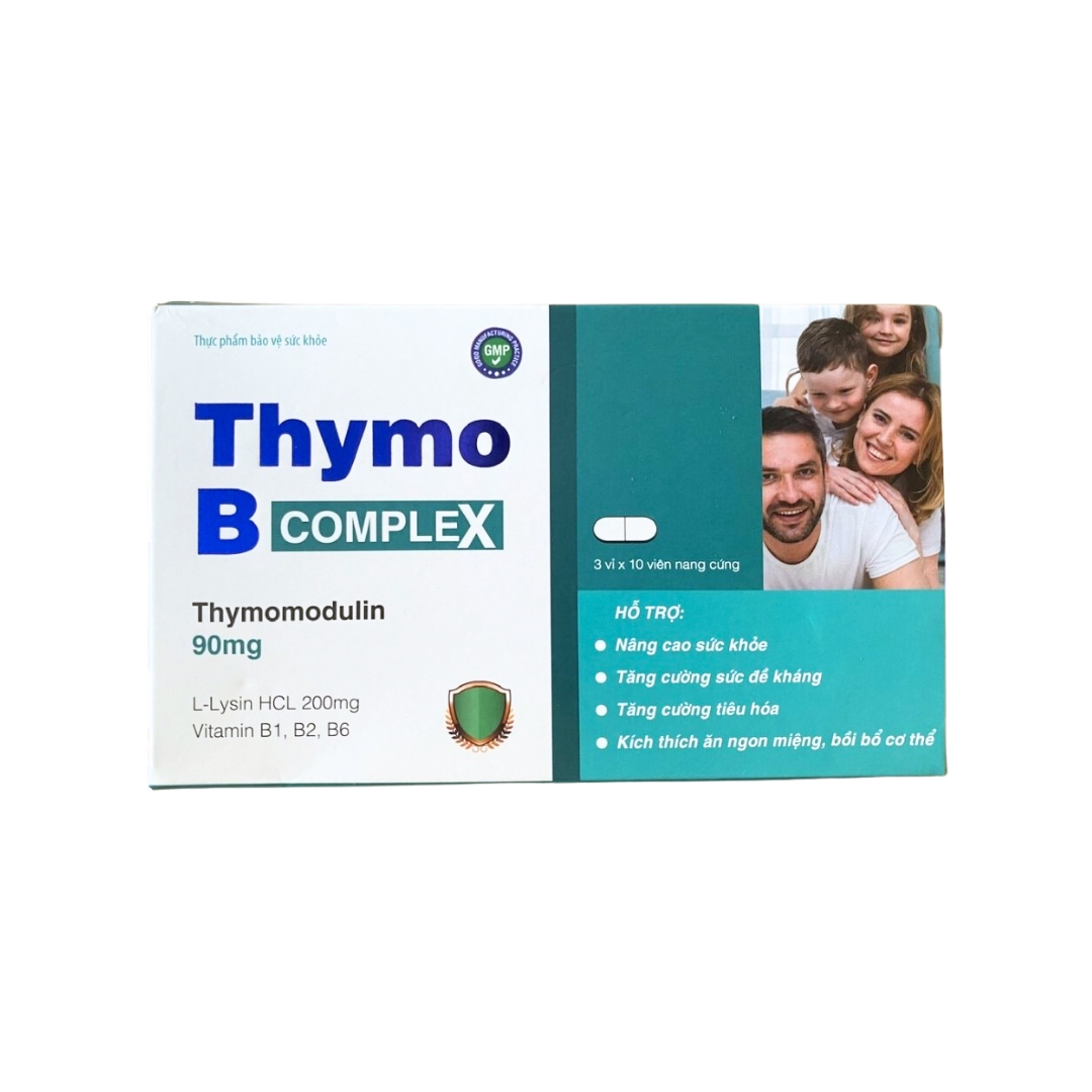 Thymo B Complex Thymodulin 90mg Việt Pháp (30 viên) - Pharmart.vn