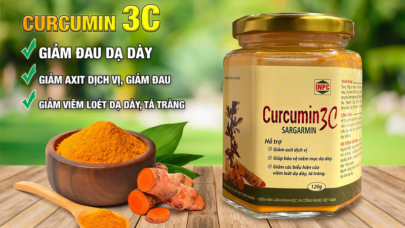 Tinh chất nghệ Curcumin 3C - Giảm biểu hiện của viêm loét dạ dày , tá ...
