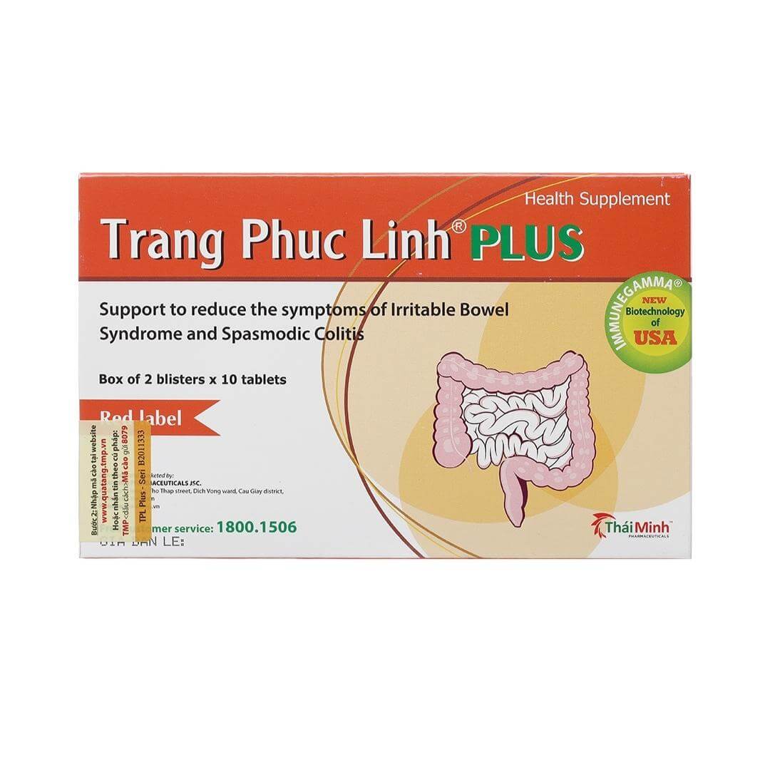 Tràng phục linh Plus - Hỗ trợ triệu chứng hội chứng ruột - Pharmart.vn