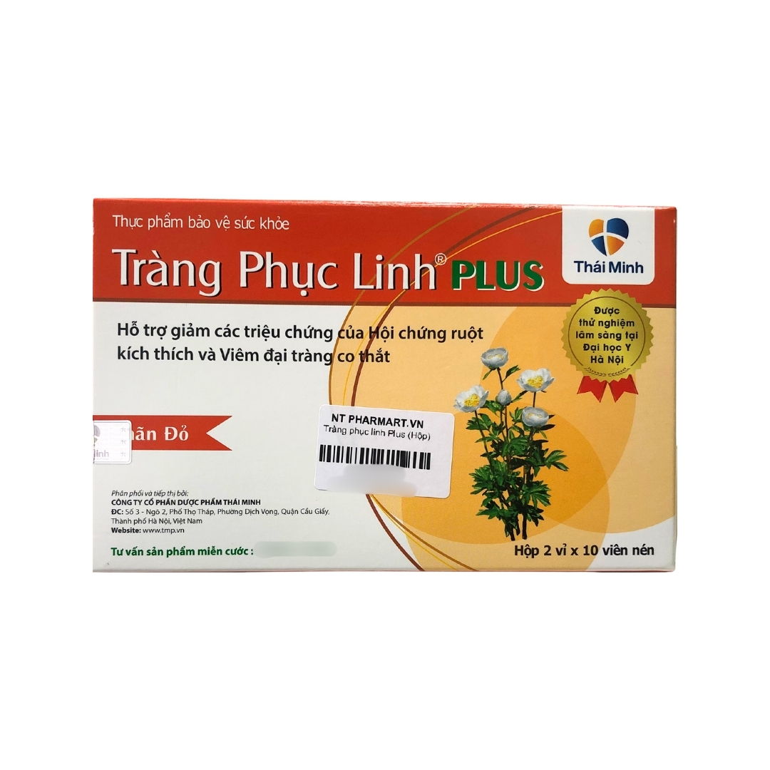Tràng phục linh Plus (20 viên) - Hỗ trợ triệu chứng hội chứng ruột ...