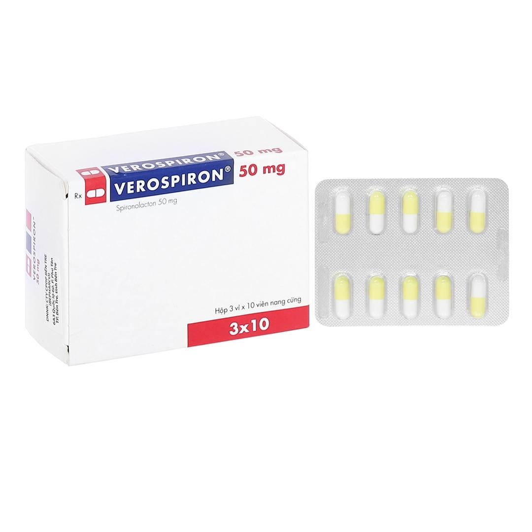 Verospiron 50Mg Trị Tăng Huyết Áp - Pharmart.vn