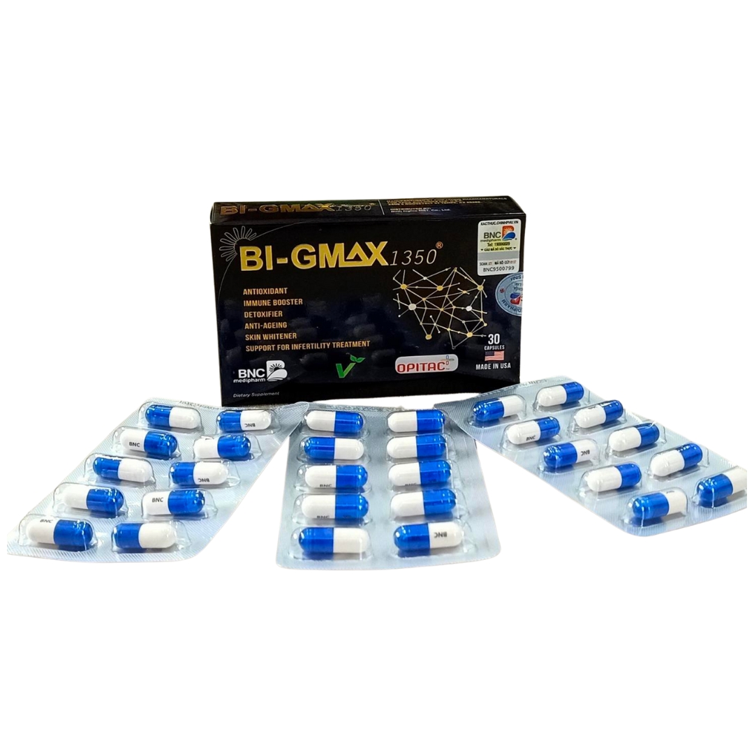 Bi Gmax 1350 - Thải độc, mát gan hộp 30 viên - Pharmart.vn