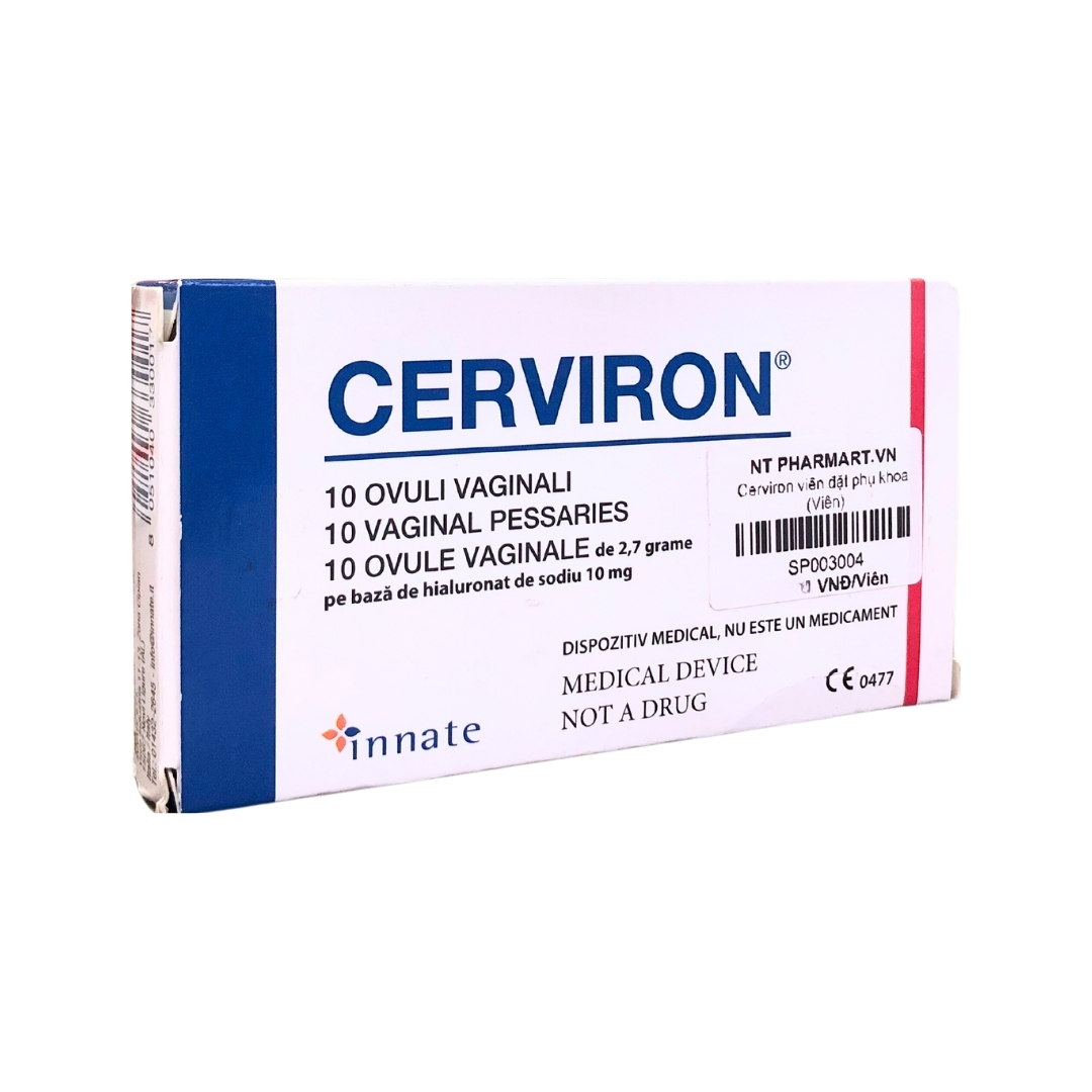 Thuốc đặt Cerviron - Điều trị nhiễm khuẩn âm đạo - Pharmart.vn