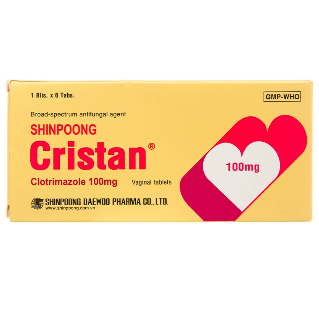 Viên đặt Cristan - Điều trị nhiễm nấm Candida - Pharmart.vn