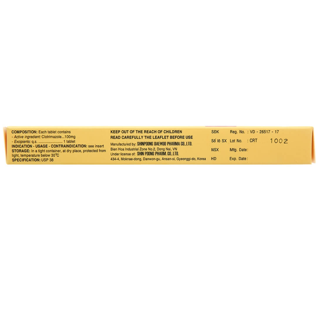 Viên đặt Cristan - Điều trị nhiễm nấm Candida - Pharmart.vn