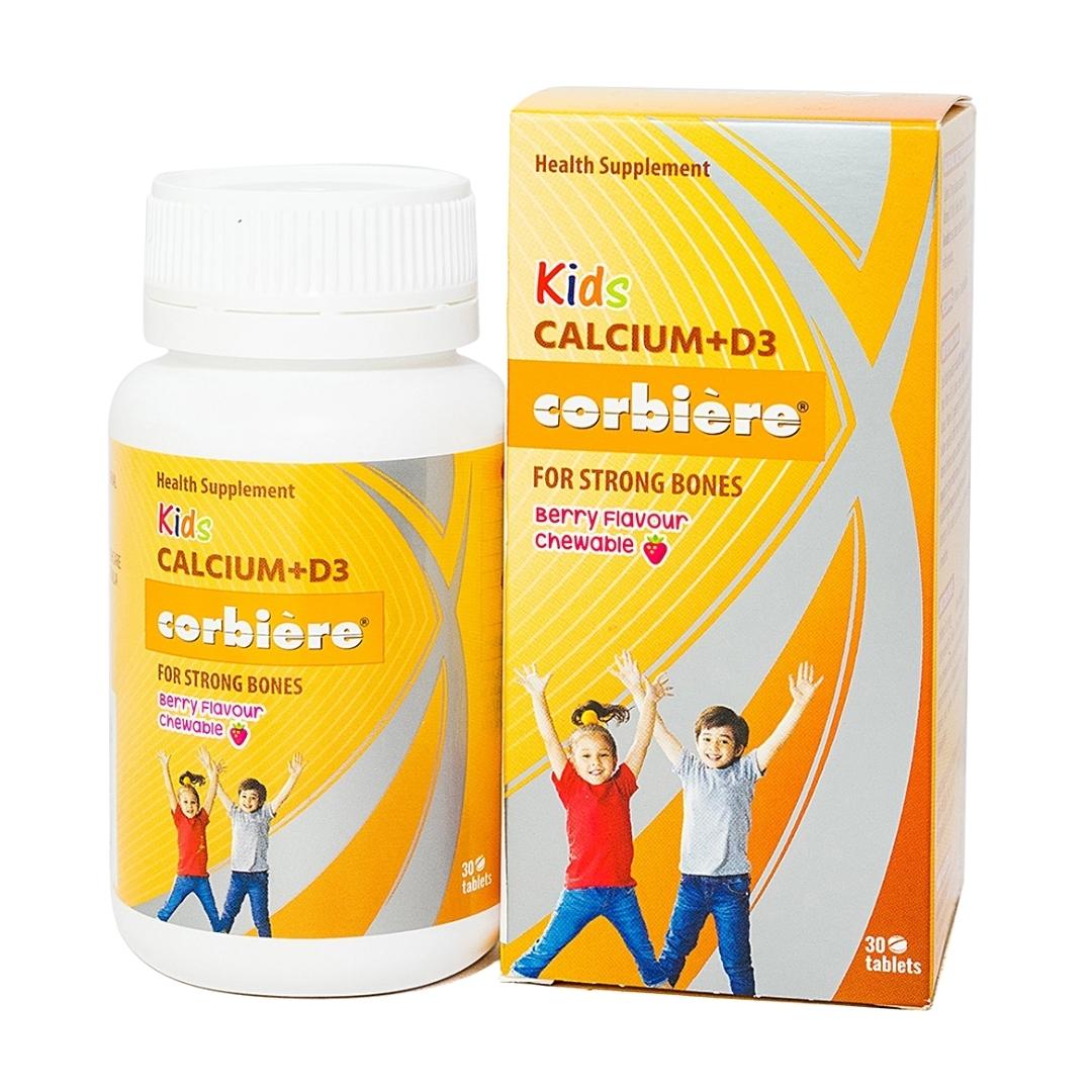 Viên Nhai Bổ Sung Canxi Cho Bé Kids Calcium D3 Corbiere Sanofi ...