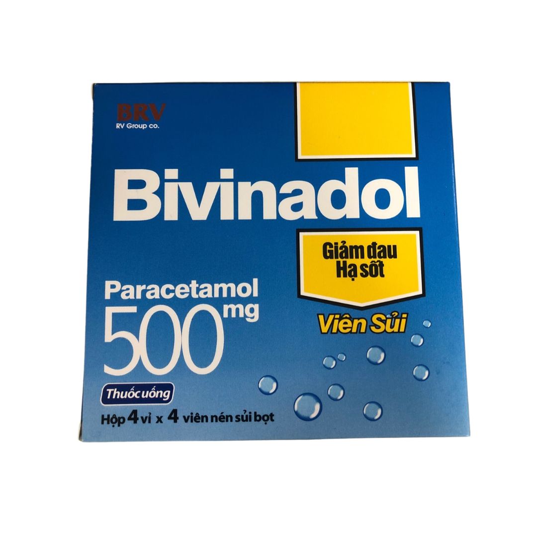 Viên sủi hạ sốt Bivinadol 500mg - Pharmart.vn
