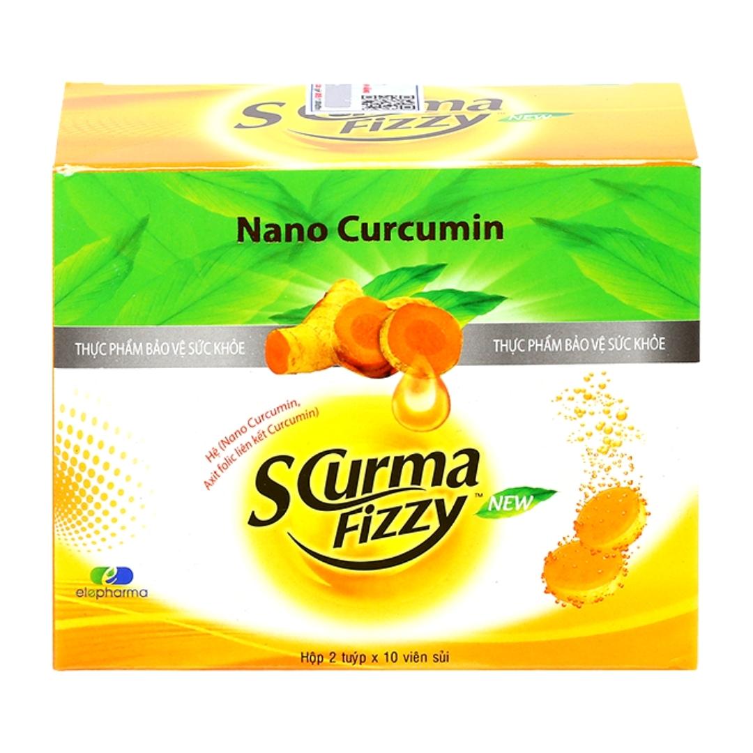 Viên sủi SCurma Fizzy - Hỗ Trợ Viêm Loét Dạ Dày, Trào Ngược - Pharmart.vn