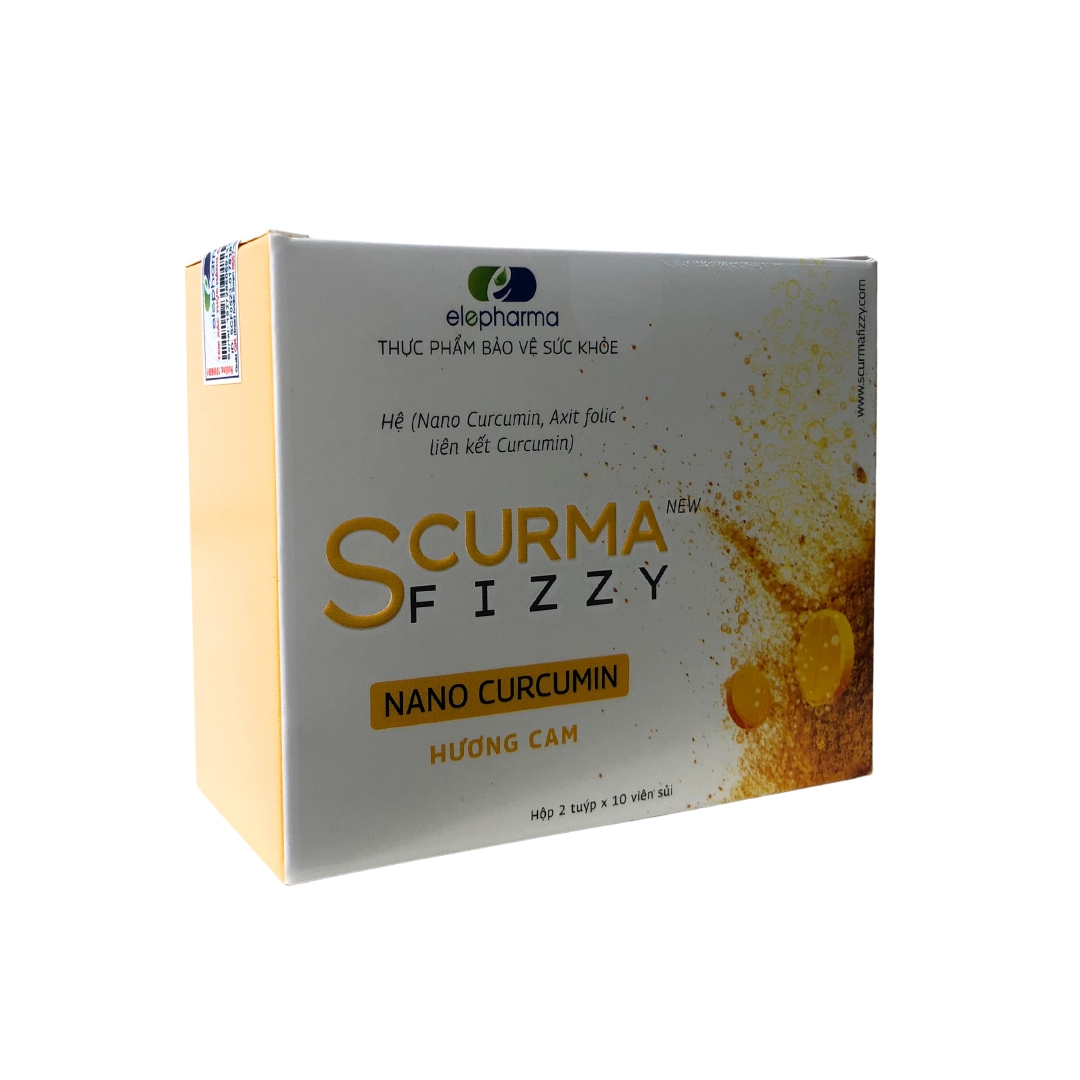 Viên sủi SCurma Fizzy - Hỗ Trợ Viêm Loét Dạ Dày, Trào Ngược - Pharmart.vn