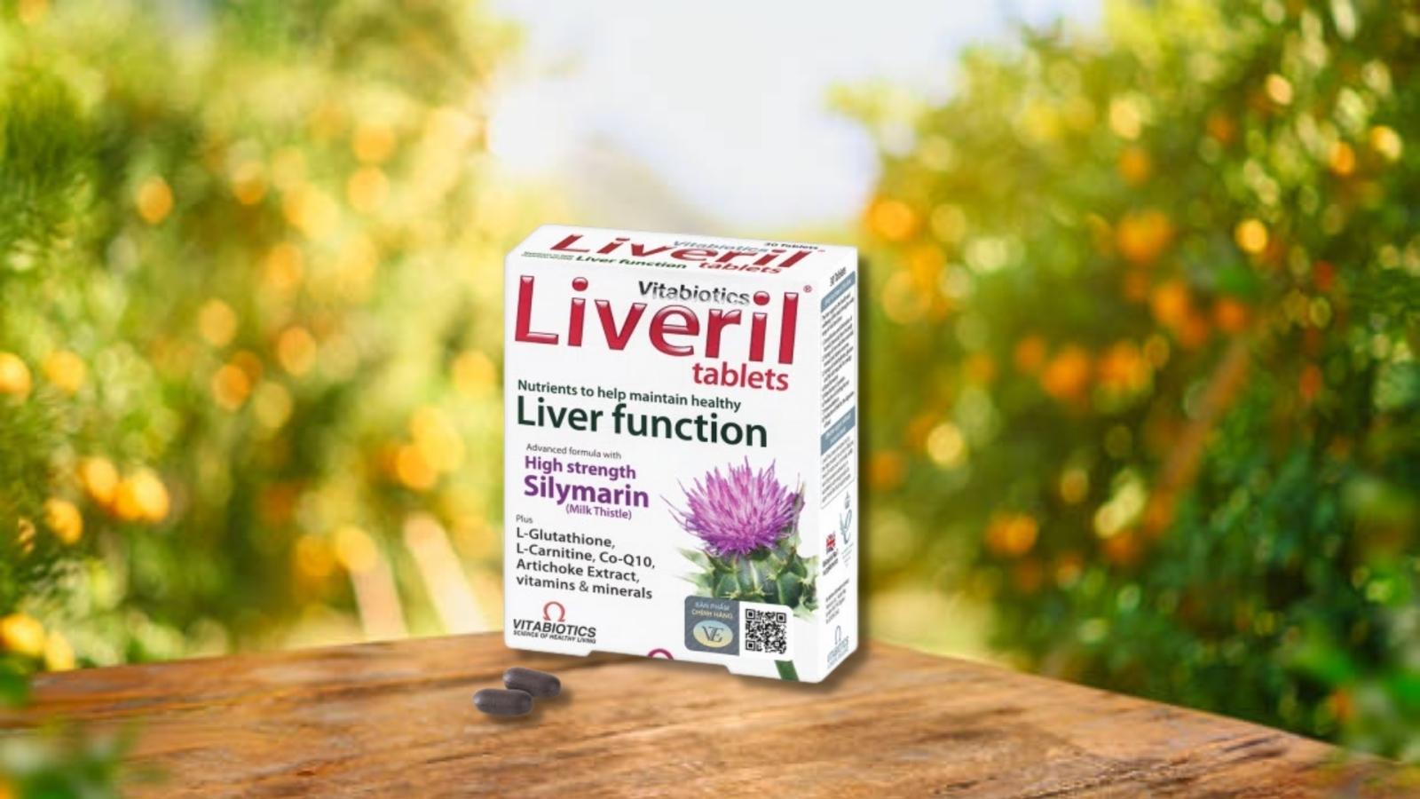 Viên uống Vitabiotics Liveril hỗ trợ giải độc gan hộp 30 viên - Pharmart.vn
