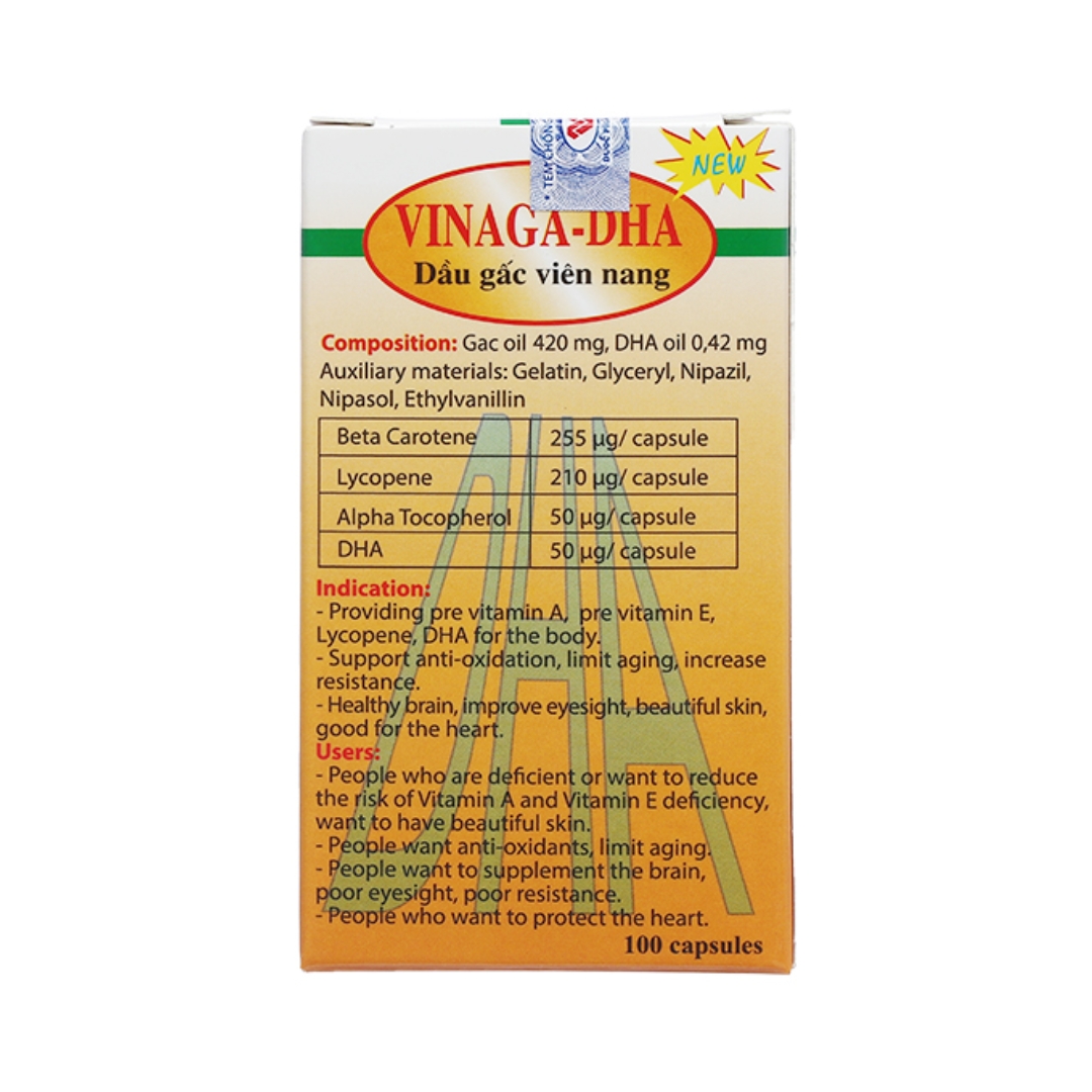 Vinaga-DHA - Hỗ trợ chống lão hóa, tốt cho mắt - Pharmart.vn
