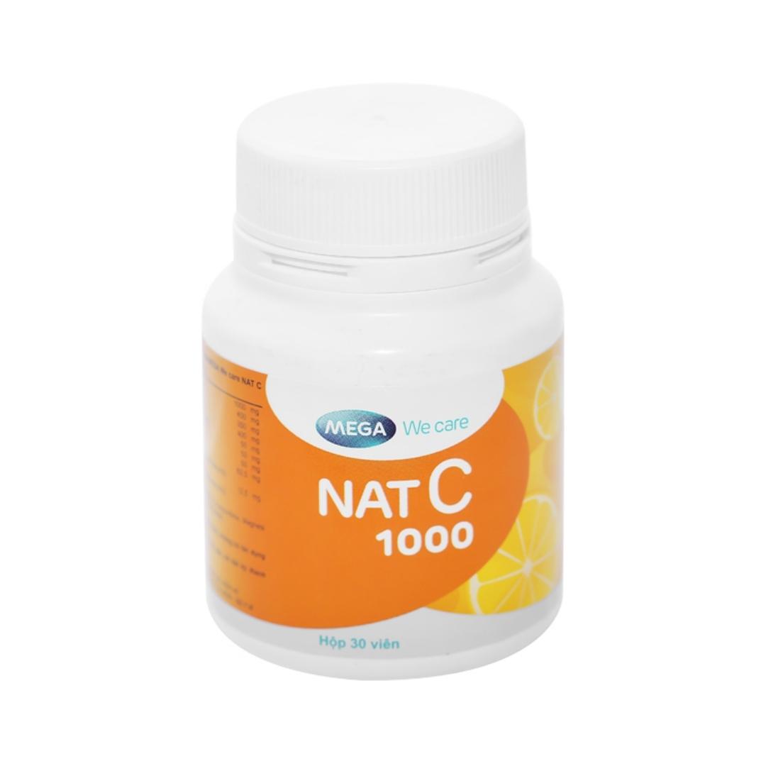 Vitamin C Nat 1000 Lọ 30 viên - Tăng cường đề kháng - Pharmart.vn