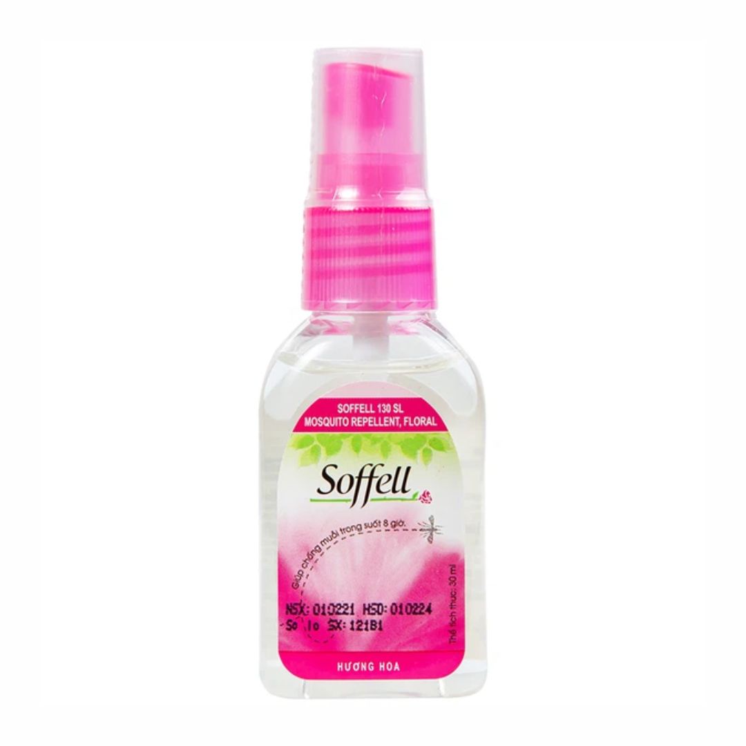 Xịt Chống Muỗi Soffell Hương Hoa 30ml (Spray) - Pharmart.vn