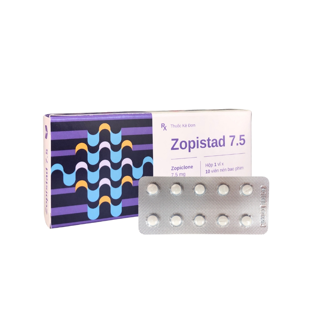Zopistad 7.5mg - Điều trị rối loạn giấc ngủ - Pharmart.vn